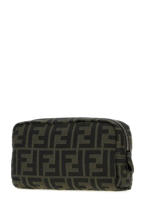 Fendi Embroidered Fabric Micro Beauty Case