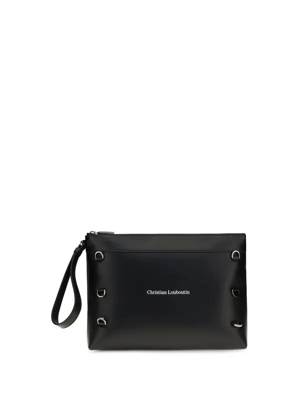 CHRISTIAN LOUBOUTIN Kosmica Leather Clutch