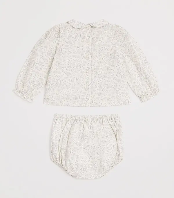 MARIE-CHANTAL Cotton Athena Bonnie Blouse And Bloomers Set