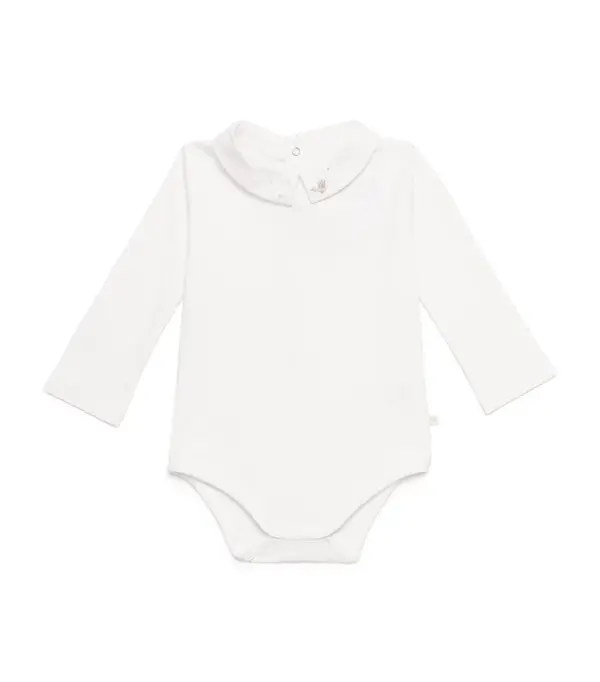MARIE-CHANTAL Pima Cotton Embroidered Bodysuit