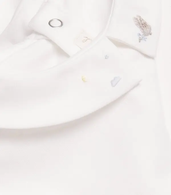 MARIE-CHANTAL Pima Cotton Embroidered Bodysuit