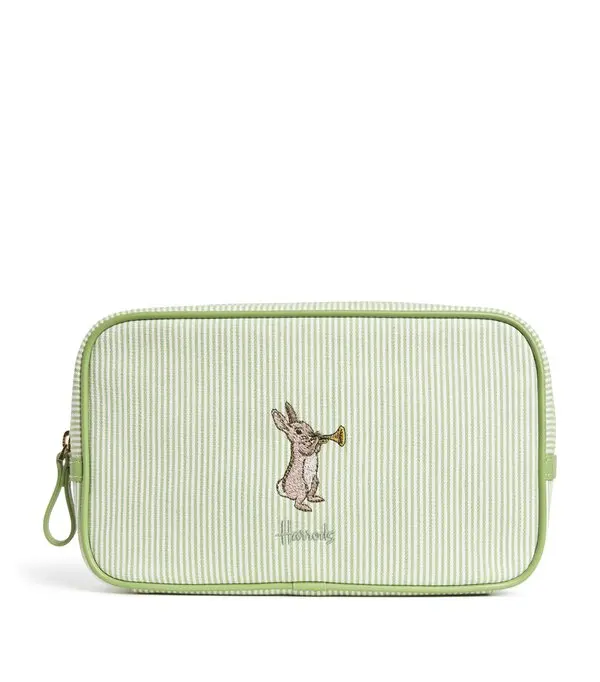 Harrods Stripe Embroidered Nursery Pouch