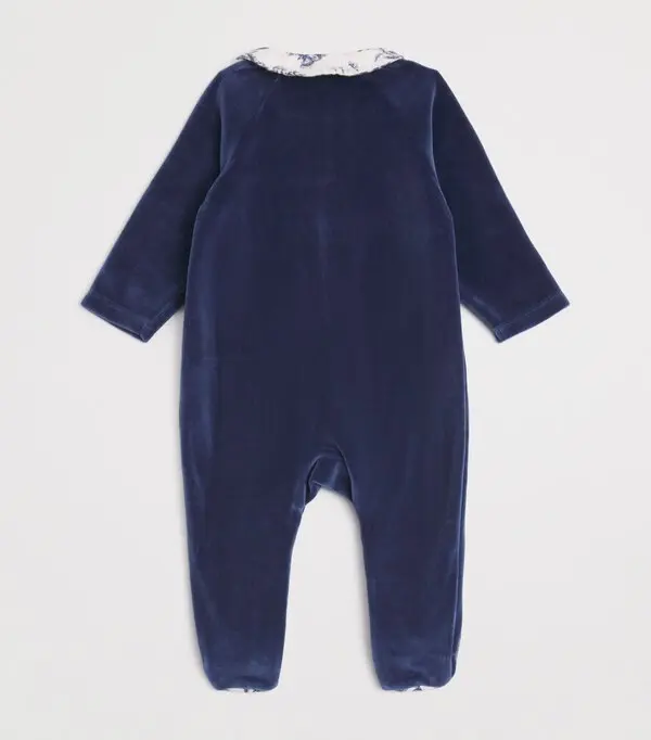 TARTINE ET CHOCOLAT Velvet All-in-one With Peter Pan Collar