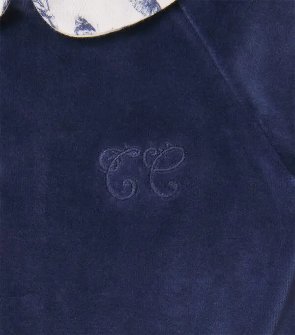 TARTINE ET CHOCOLAT Velvet All-in-one With Peter Pan Collar