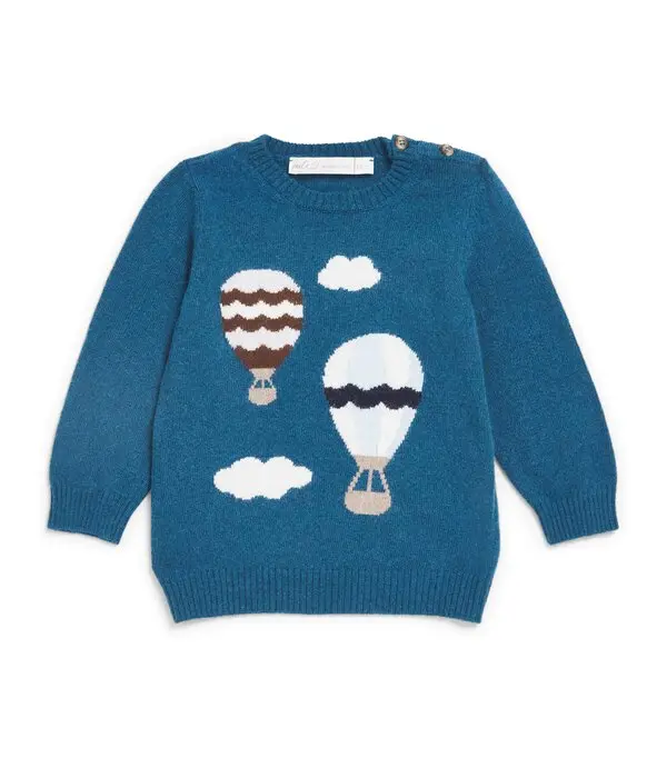 PER TE Hot Air Balloon" Knit Sweater