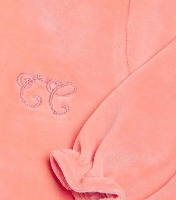 TARTINE ET CHOCOLAT Velvet All-in-one With Printed Peter Pan Collar