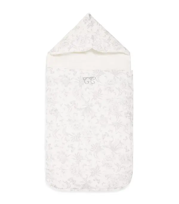 TARTINE ET CHOCOLAT Cotton Toile De Jouy Sleeping Nest - Grey