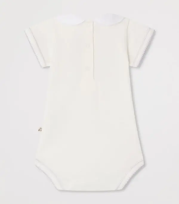 Bonpoint Organic Cotton Cygne Bodysuit