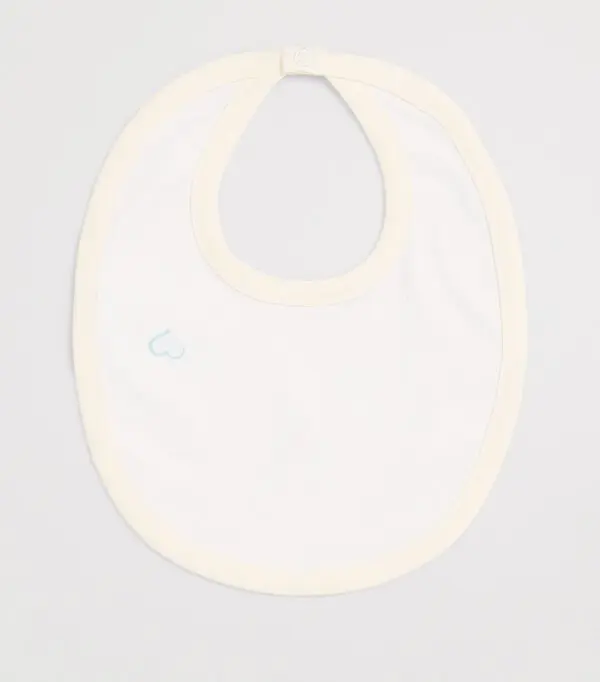 KISSY KISSY Pima Cotton Embroidered Giraffe Bib