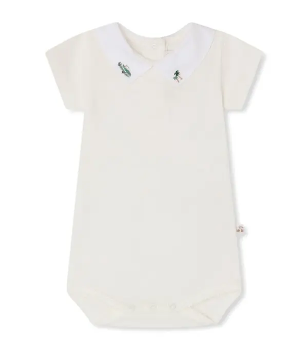 Bonpoint Organic Cotton Juliet Bodysuit