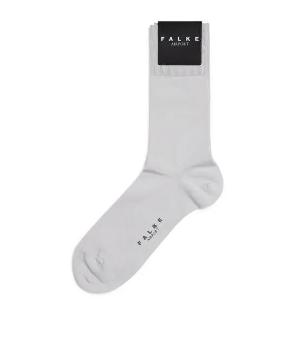 Falke Wool-blend Airport Socks - Silver