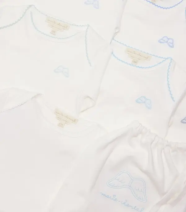 MARIE-CHANTAL Pack Of 7 Pima Cotton Bodysuits