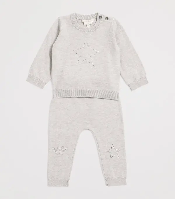 MARIE-CHANTAL Star Detail Sweater And Sweatpants Set