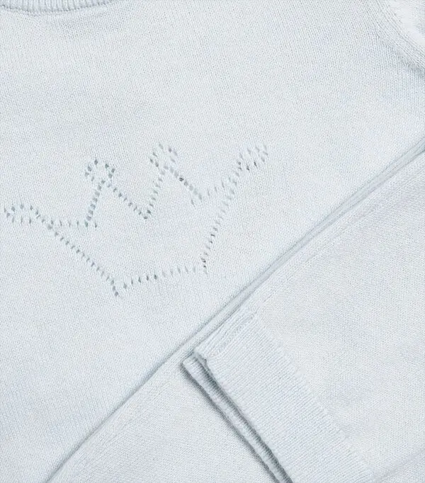 MARIE-CHANTAL Cotton And Cashmere Crown Sweater And Sweatpants Set