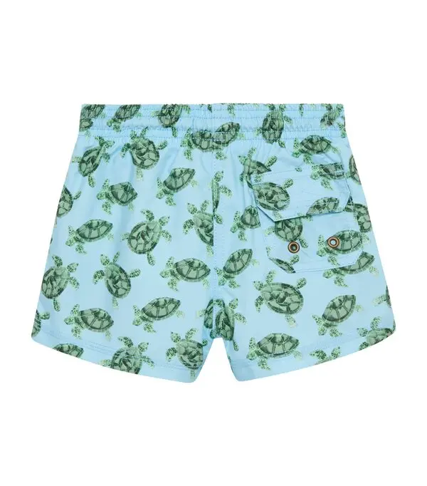 Trotters Daddy & Me Turtle Swim Shorts