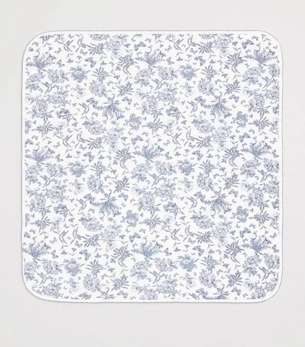 TARTINE ET CHOCOLAT Cotton Toile De Jouy Blanket