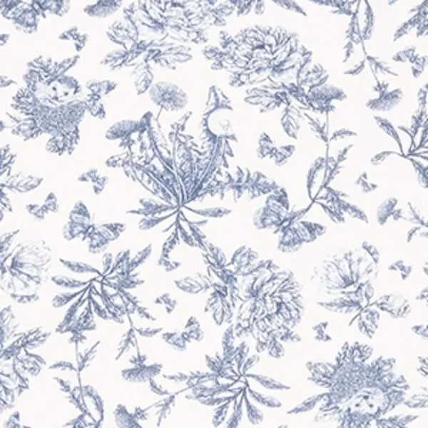 TARTINE ET CHOCOLAT Cotton Toile De Jouy Blanket
