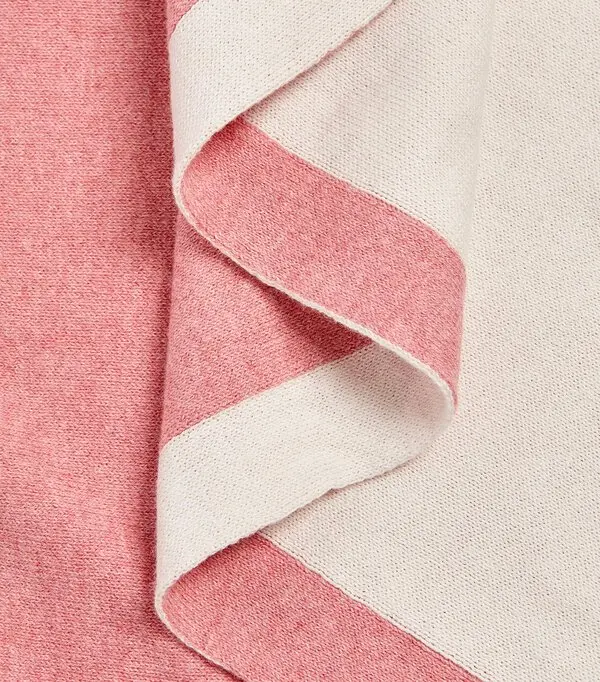 PUREBABY Organic Cotton Pom Pom Blanket