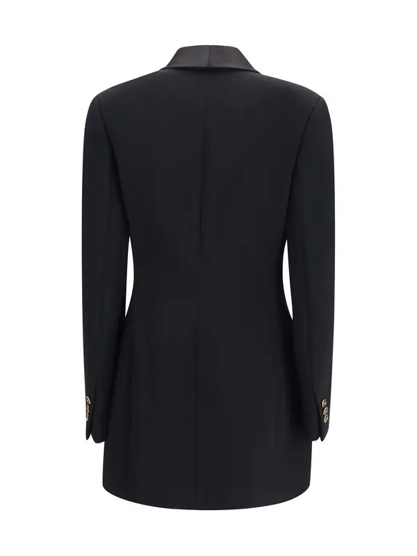 Versace Wool Double Breasted Blazer