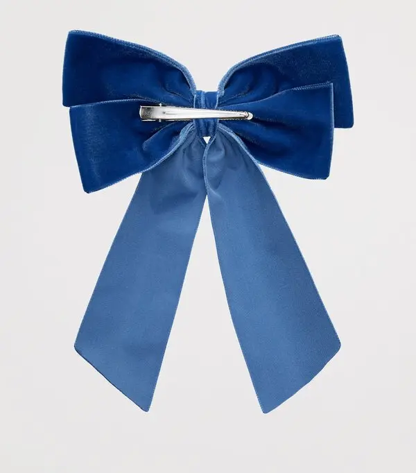 Trotters Velvet Bow Hair Clip