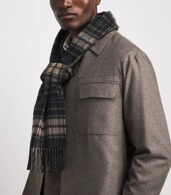Johnstons Of Elgin Cashmere Double-face Scarf