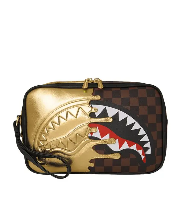 SPRAYGROUND Sharks In Paris Drip Travel Pouch