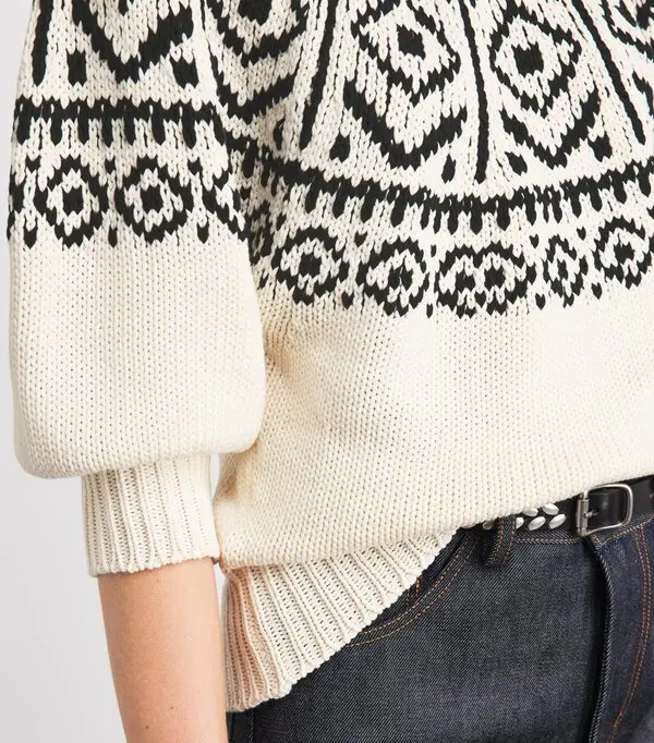 Altuzarra Geometric Jacquard Howard Sweater - Ivory