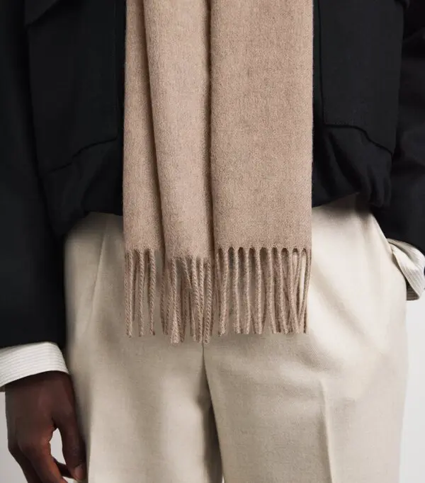 Johnstons Of Elgin Natural Cashmere Scarf