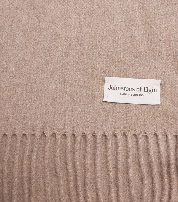 Johnstons Of Elgin Natural Cashmere Scarf