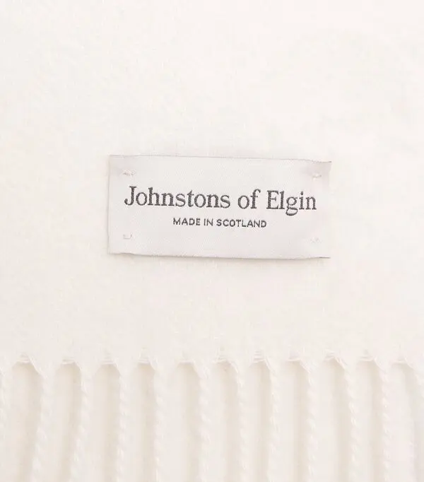 Johnstons Of Elgin Natural Cashmere Scarf