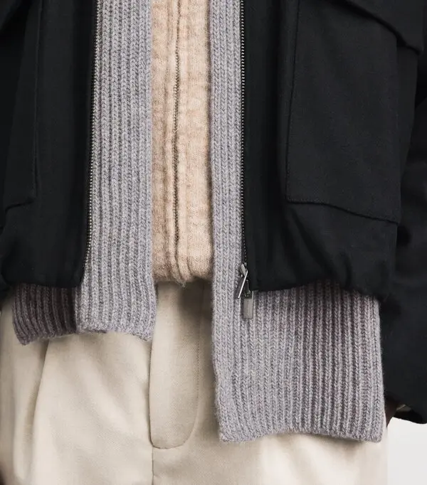 Johnstons Of Elgin Cashmere Lovat Ribbed Scarf