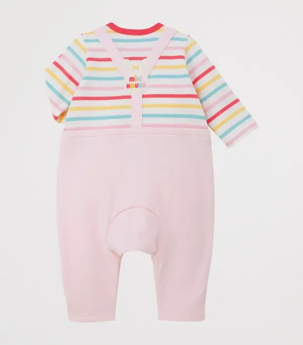MIKI HOUSE Cotton Embroidered All-in-one