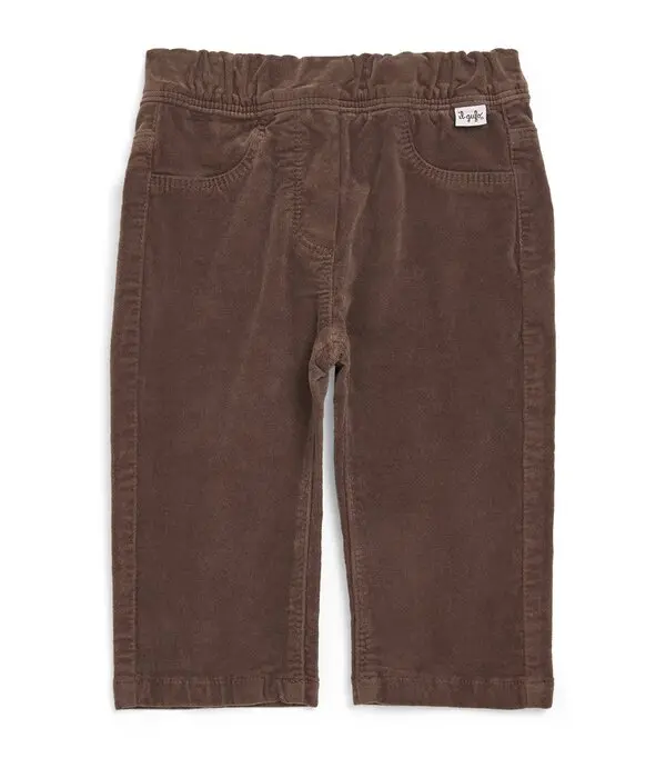IL GUFO Cotton-blend Velvet Trousers