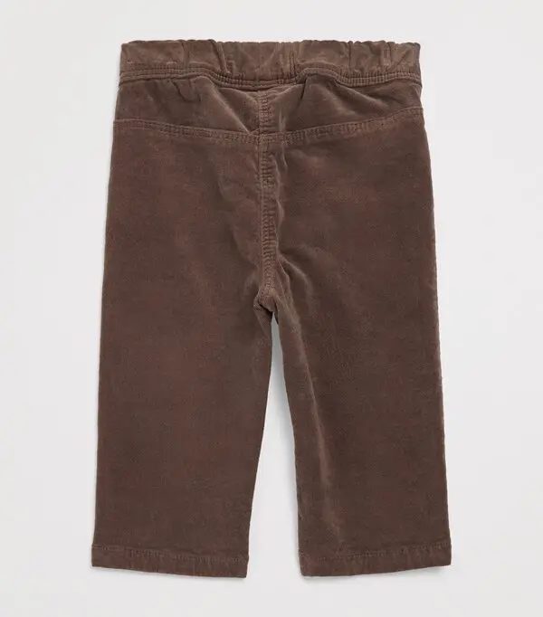 IL GUFO Cotton-blend Velvet Trousers