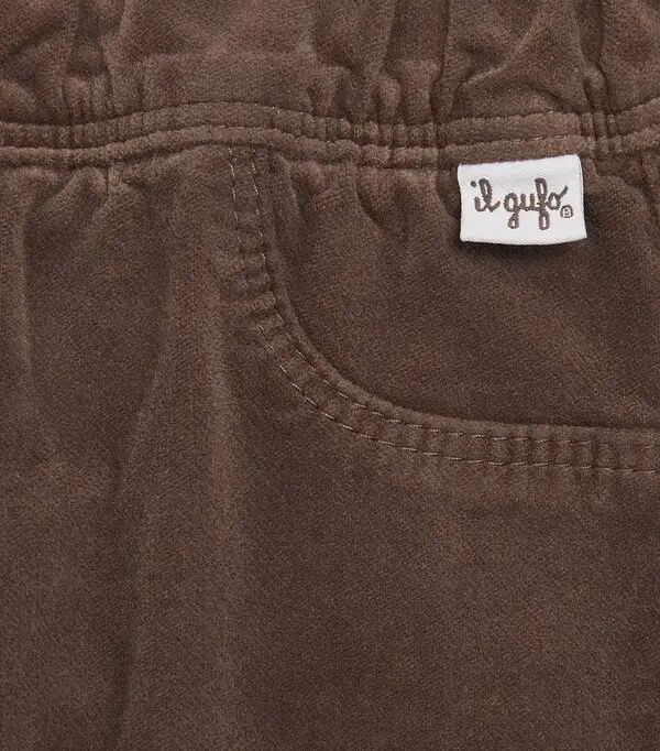 IL GUFO Cotton-blend Velvet Trousers