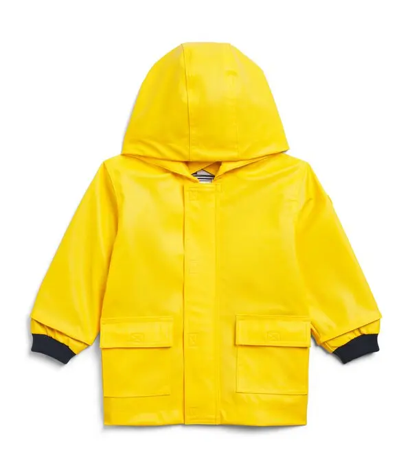 Petit Bateau Hooded Raincoat - Yellow