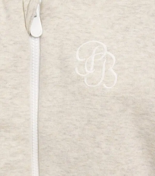 Petit Bateau Hooded Cotton All-in-one With Zip Fastening