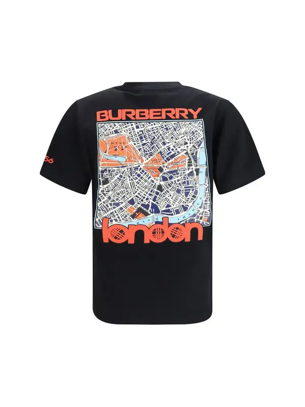 Burberry Cotton Map T-shirt