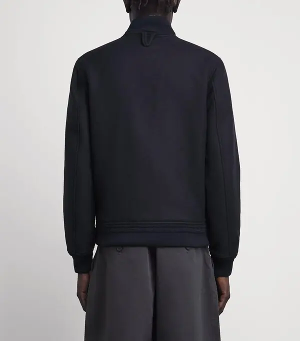 VALSTAR Virgin Wool "valstarino" Bomber Jacket