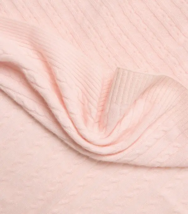 PUREBABY Cashmere Cable-knit Blanket