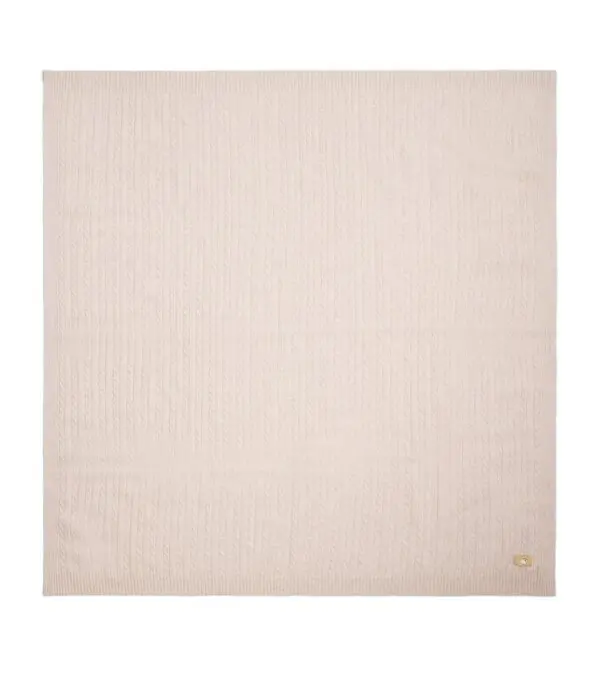 PUREBABY Cashmere Cable-knit Blanket