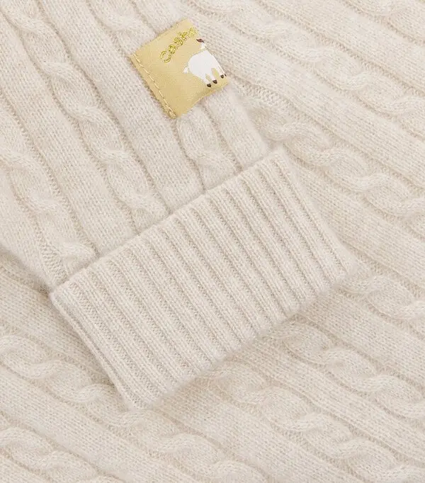 PUREBABY Cashmere Cable-knit Leggings