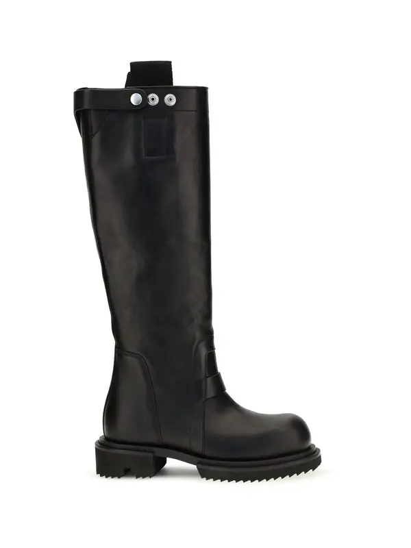 Rick Owens Gabe Leather Knee-high Boots