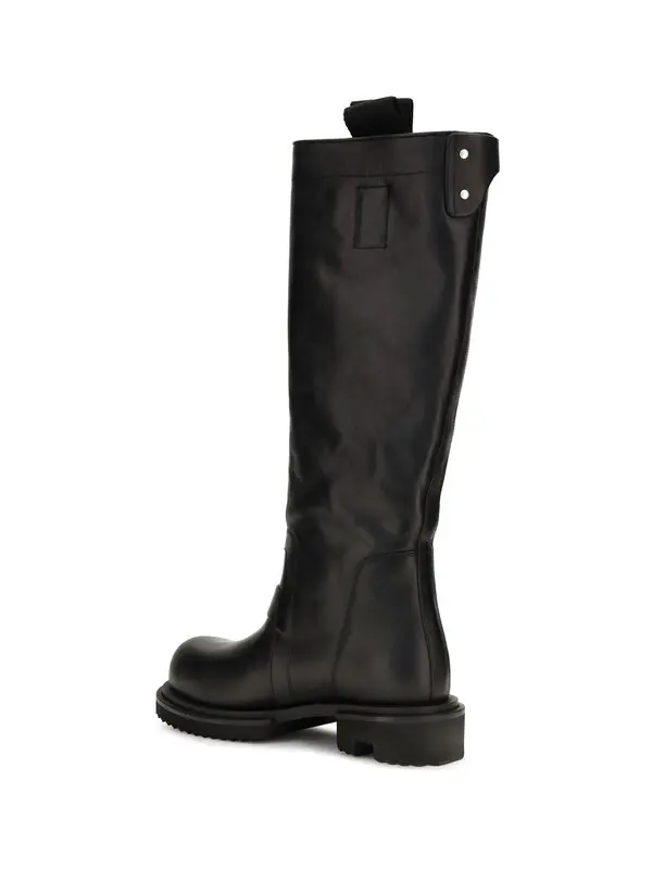 Rick Owens Gabe Leather Knee-high Boots