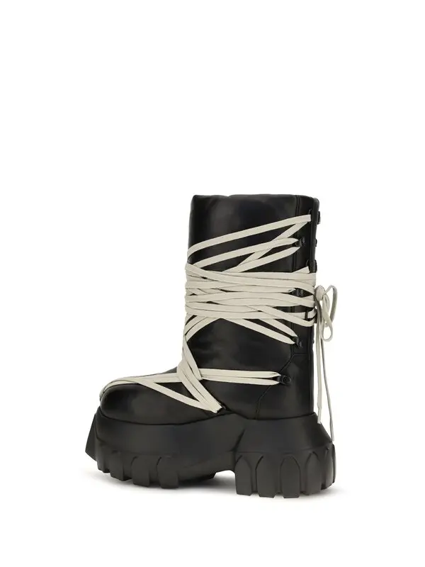 Rick Owens Megalace Lunar Mega Tractor Knee-high Boots