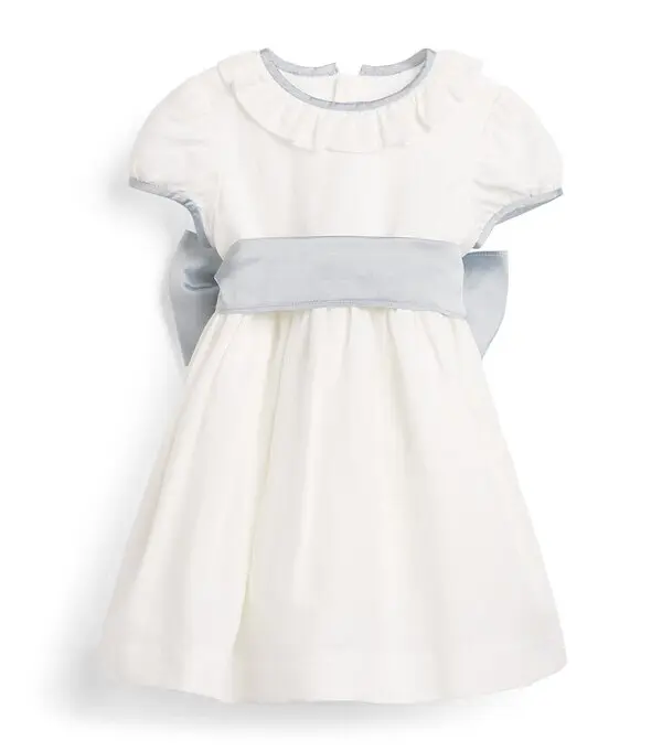 Pepa London Cotton-linen Occasion Dress - Blue