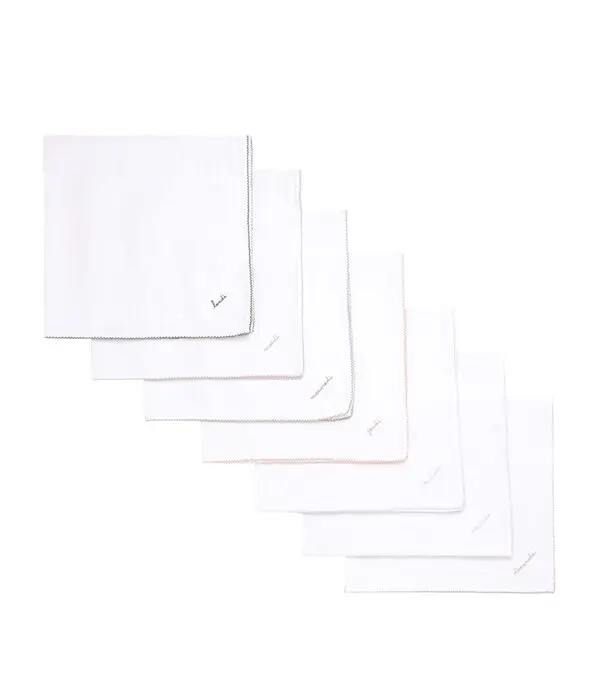 Bonpoint Cotton Days Of The Week Swaddle Blanket Set