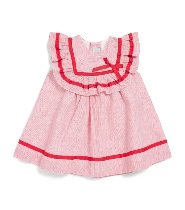 Pepa London Ruffle-bib Lawrence Dress