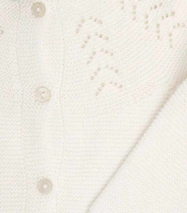 Pepa London Cotton Openwork Cardigan