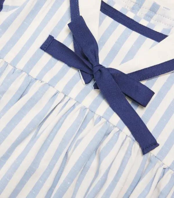 Pepa London Stripe Mariner Collar Playsuit